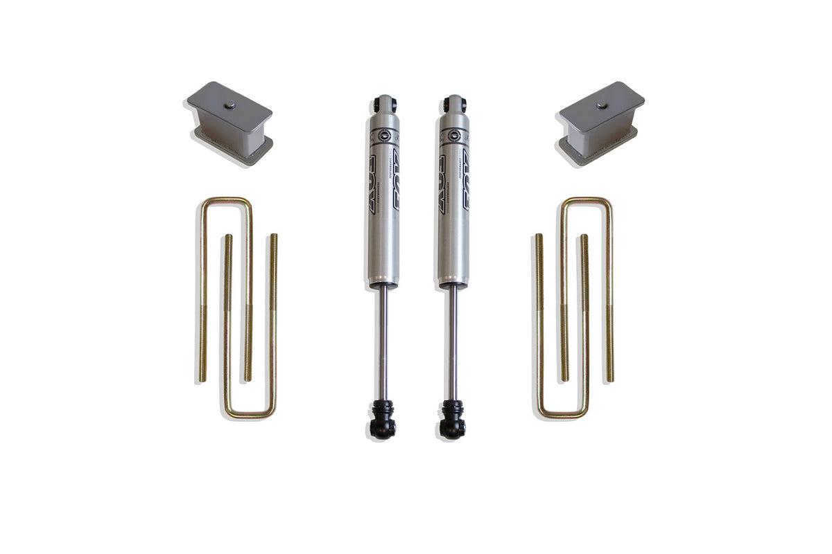 3" LIFT BLOCKS, U-BOLTS, REAR FOX SHOCKS | The Suspension Specialists