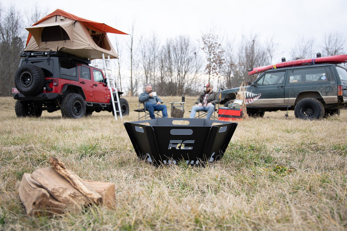 Overland Collapsible Fire Pit w/Carry Bag | The Suspension Specialists