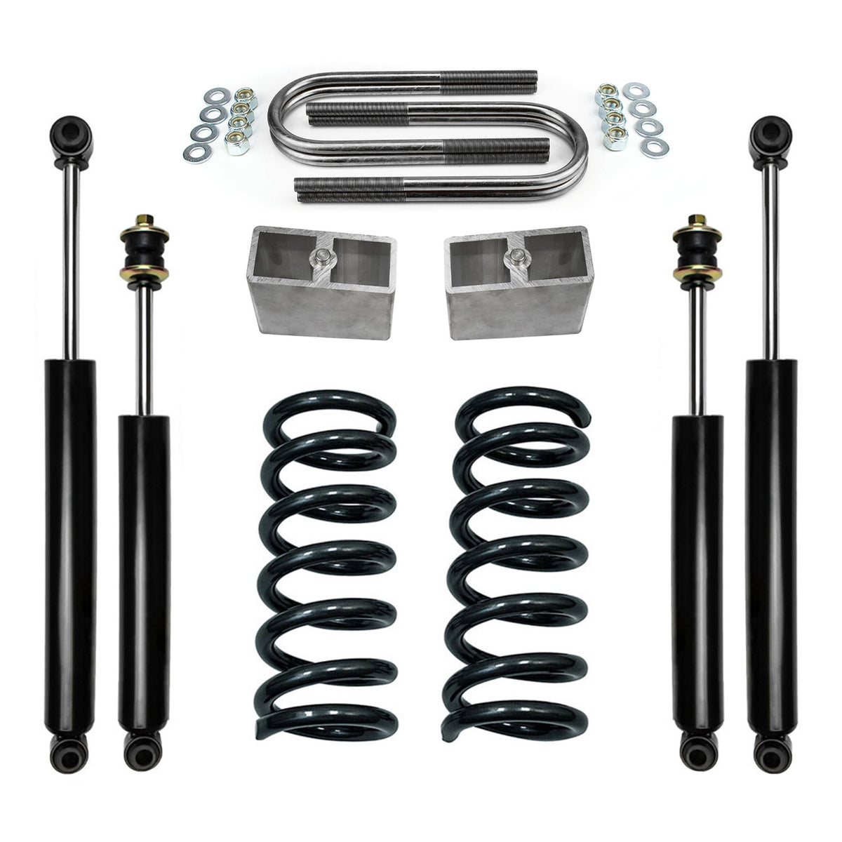3"/4" Drop Lowering Kit For 1982-2004 Chevy S10 V6 2WD w/ Shocks– The ...