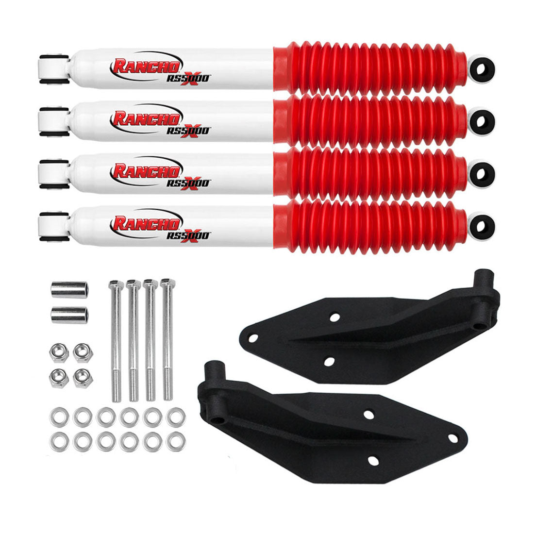 Dual Rancho Shock Bracket Kit for 4" Lifts Fits 2000-2005 Ford ...