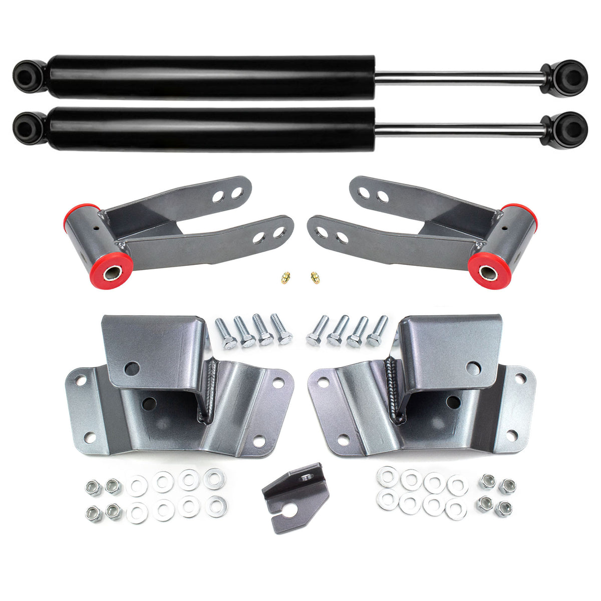 For 1988-1998 Chevy Silverado GMC Sierra 1500 2WD 4" Rear Lowering Kit ...